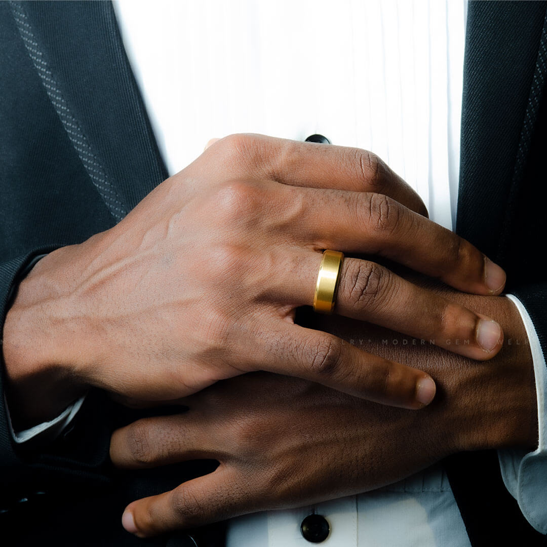8mm mens wedding band store
